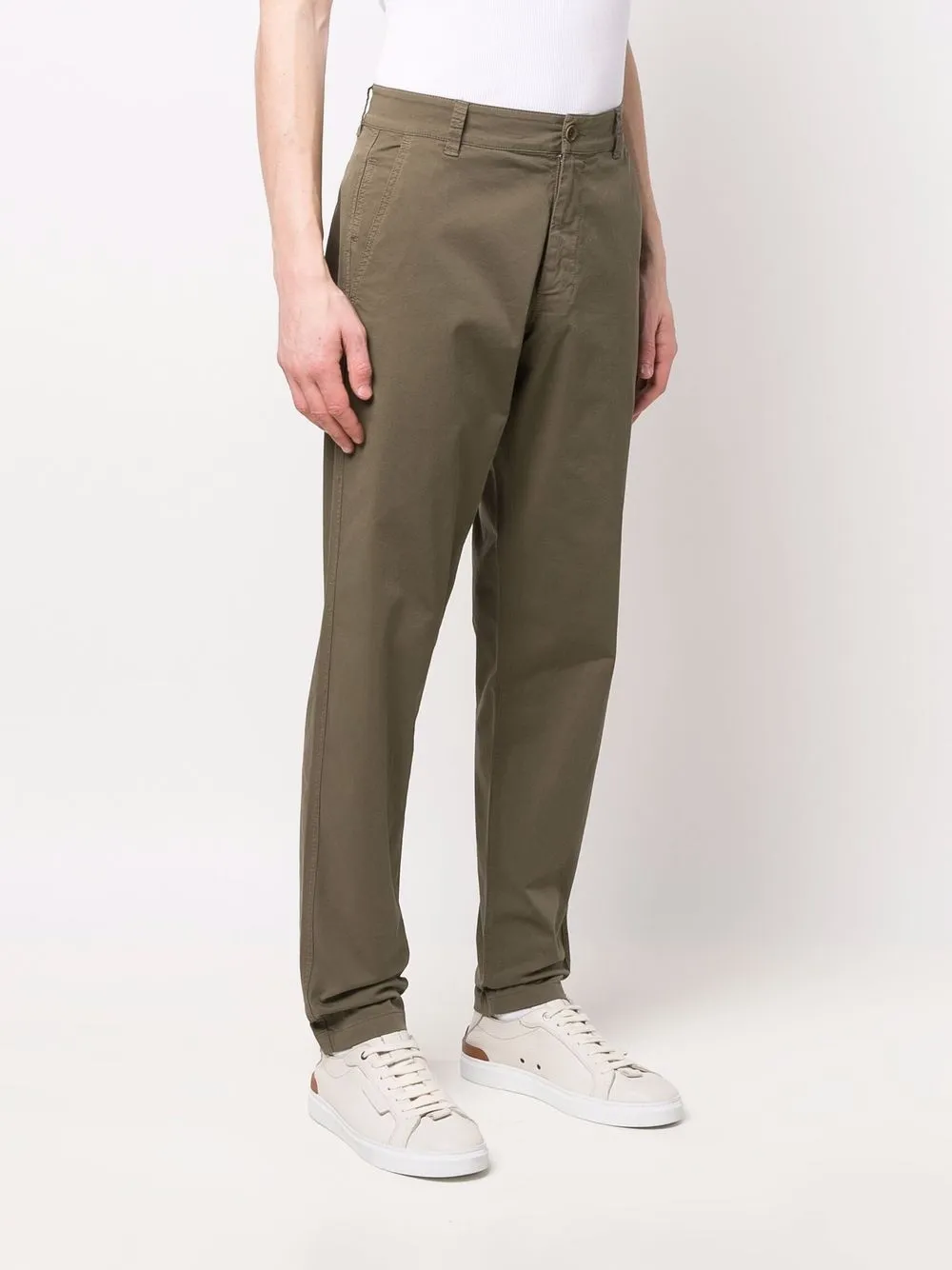 ASPESI Slim Cut Chino Trousers Farfetch