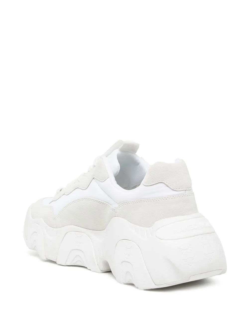 Naked Wolfe Trigger Triple Sneakers In White ModeSens