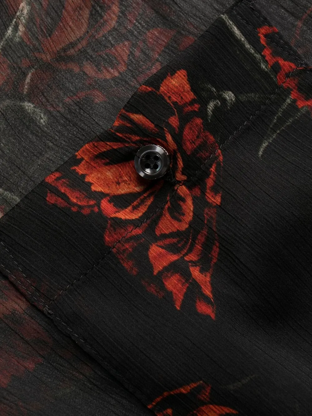 Dsquared Floral Print Semi Sheer Dress Farfetch