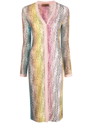 Missoni Zigzag V Neck Cardi Coat Farfetch
