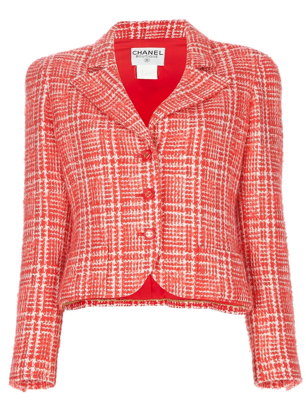 CHANEL Pre-Owned Box Jacket | White | FARFETCH IE