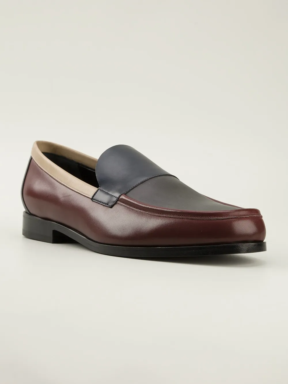 Pierre Hardy Contrasting Panel Loafers - Farfetch