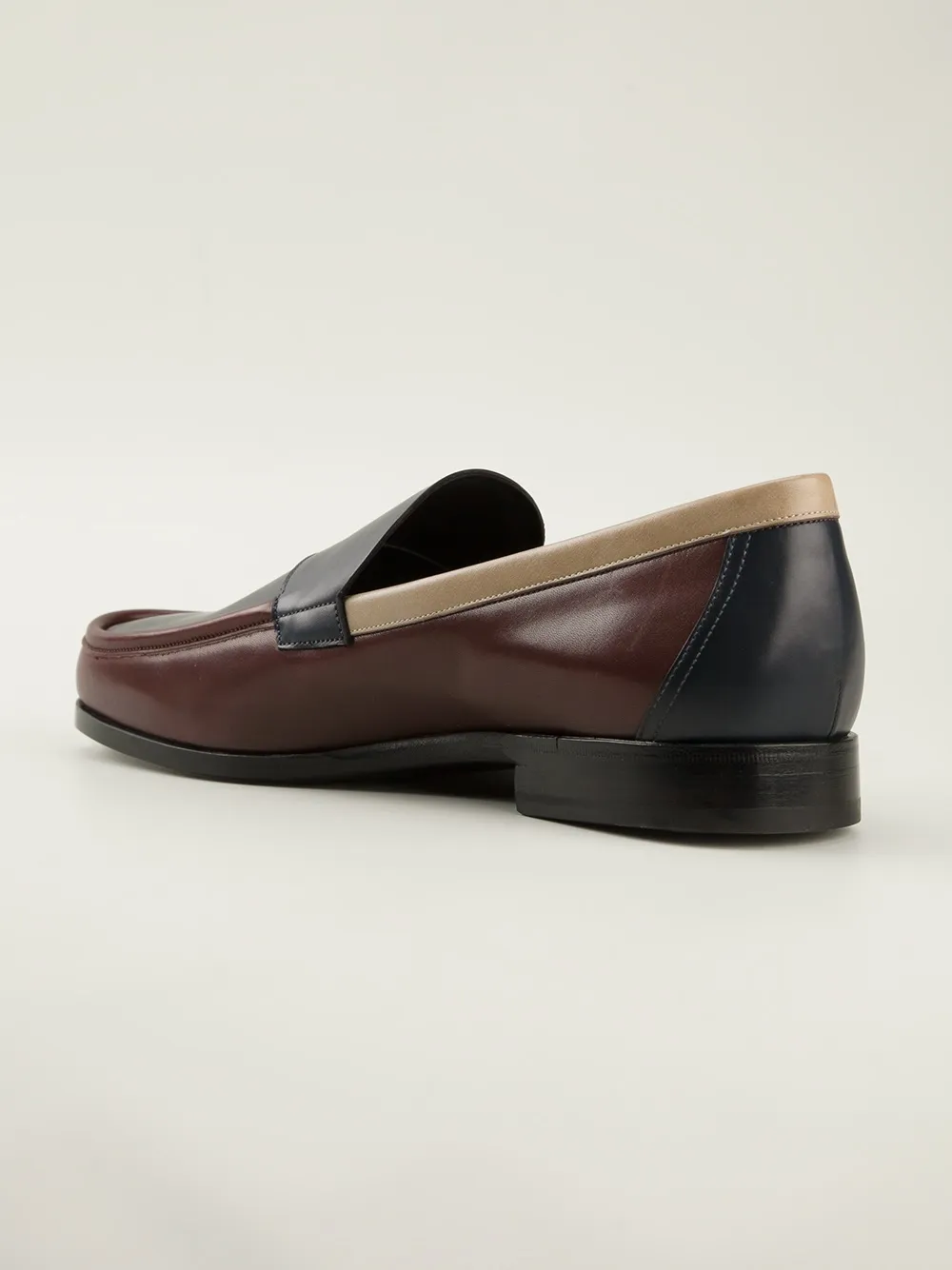 Pierre Hardy Contrasting Panel Loafers - Farfetch
