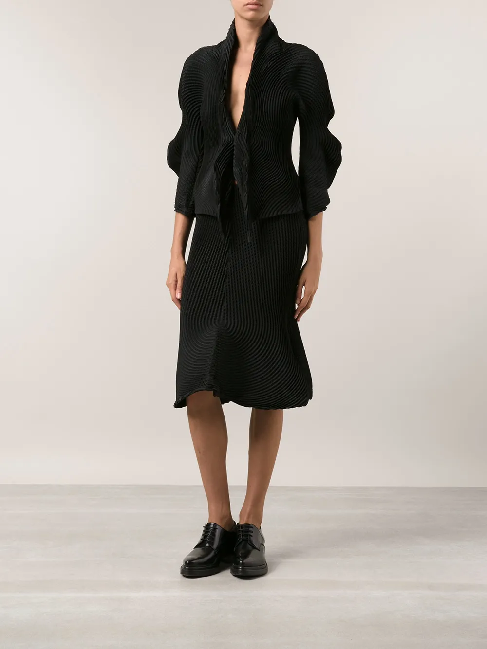 Issey Miyake Pleated Skirt - Farfetch