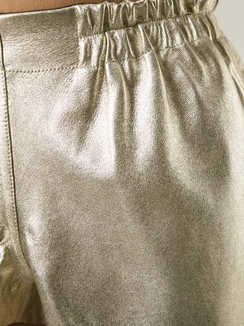 Laneus Metallic Shorts - Farfetch