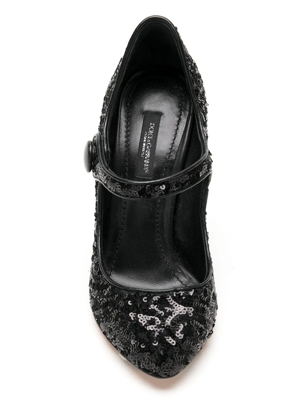 Dolce & Gabbana Sequin Embellished Pumps | Black | FARFETCH