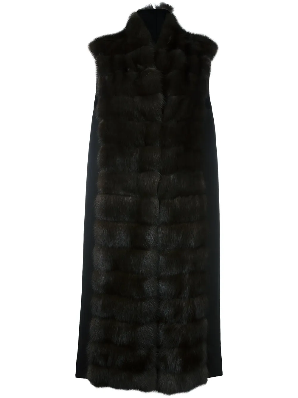 Manzoni 24 Long Panelled Fur Coat - Farfetch