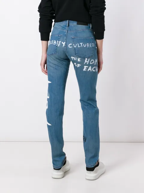 EACH X OTHER 'Painted' Straight Leg Jeans | ModeSens