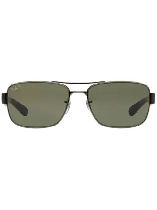 Ray-Ban RB3522 rectangular-frame Sunglasses - Farfetch