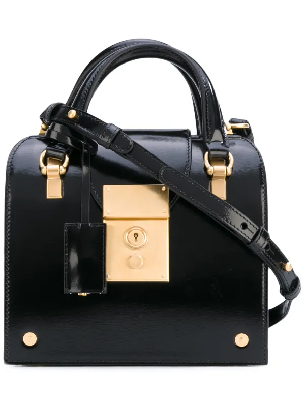 Thom Browne Mrs. Thom Mini Bag | Black | FARFETCH LB Thom Browne Mrs. Thom Mini Bag | Black | FARFETCH LB