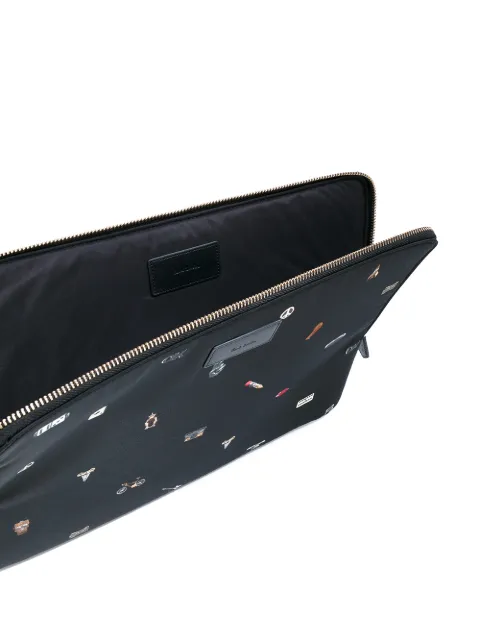 PAUL SMITH Printed Document Case, Black | ModeSens