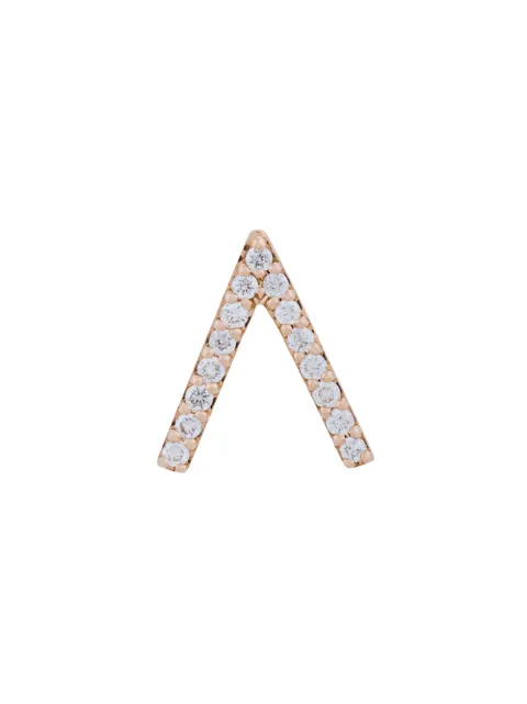 Shop ALINKA 18kt gold ALINKA ID diamond stud earring with Express ...