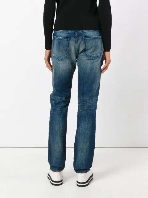 EACH X OTHER Lips Print Boyfriend Jeans | ModeSens