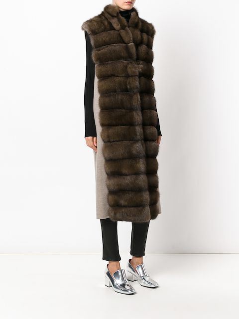 MANZONI 24 - Sleeveless Panelled Coat | ModeSens