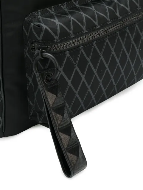 MCM Diamond Print Backpack | ModeSens