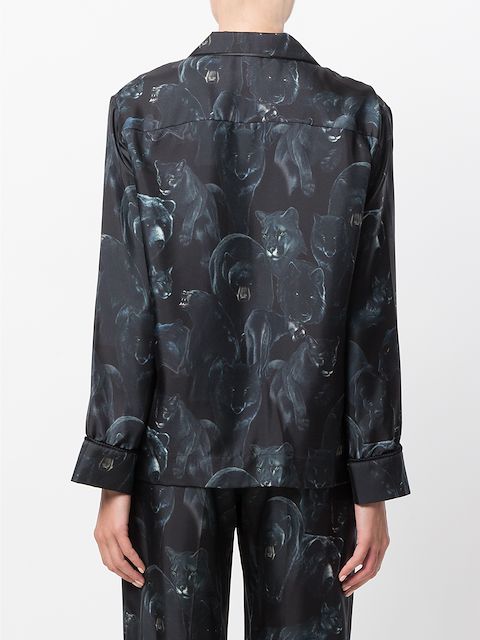 F.R.S FOR RESTLESS SLEEPERS Night Animals Print Button Up Top | ModeSens