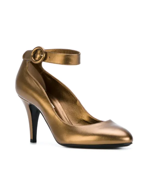 CASADEI Ankle Strap Metallic Pumps | ModeSens
