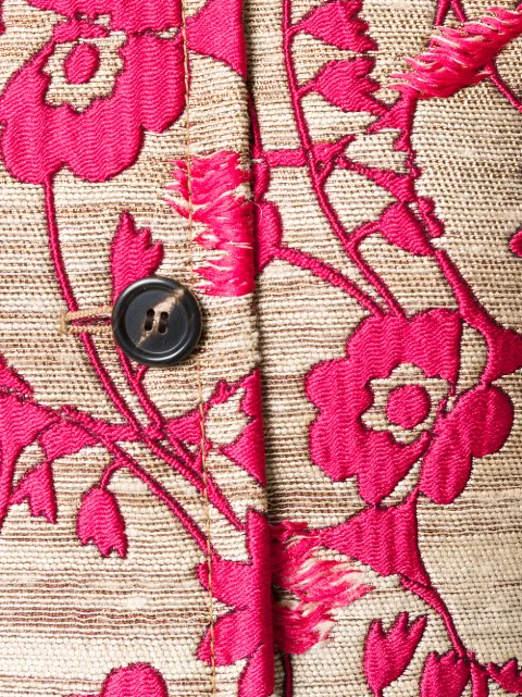 Valentino Flower Jacquard Coat 5 200 Shop Aw17 Online Fast