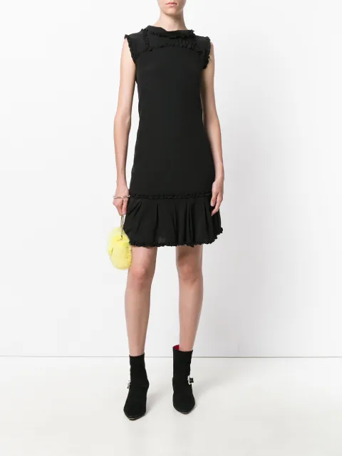 ERMANNO SCERVINO Frilled Appliqué Mini Dress | ModeSens