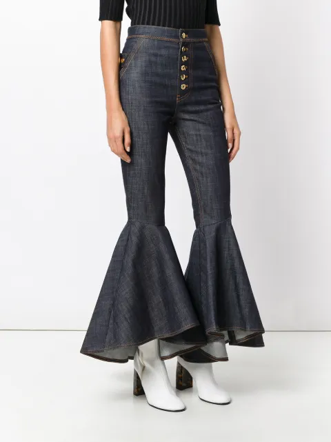 ELLERY Flared High-Waisted Jeans | ModeSens