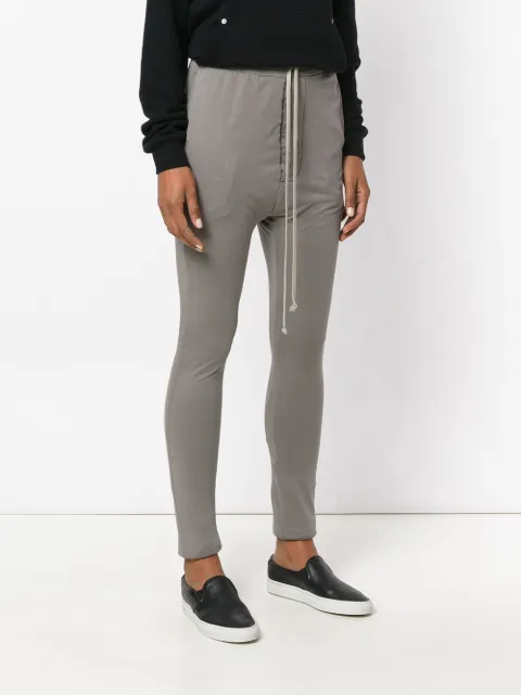 RICK OWENS DRKSHDW Drawstring Drop-Crotch Leggings | ModeSens