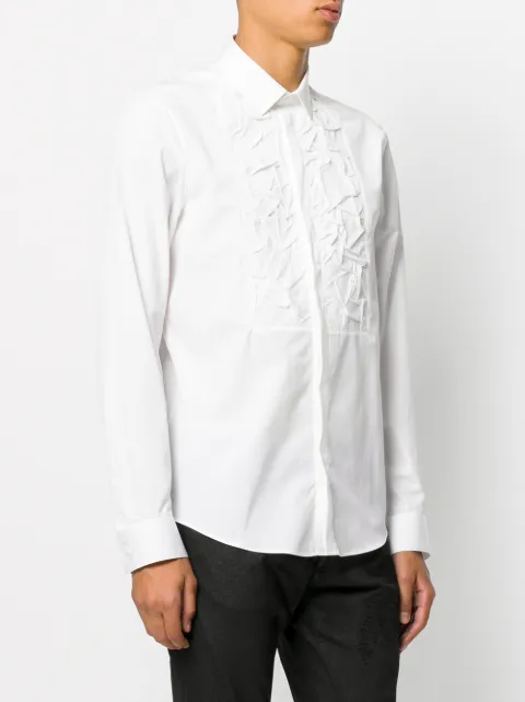 ROCHAS Wrinkled Front Shirt | ModeSens