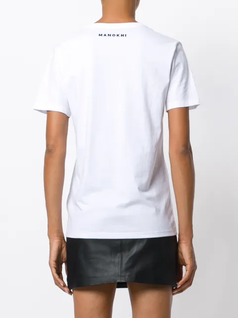 Manokhi Ciao Bella T-Shirt Aw18 | Farfetch.com