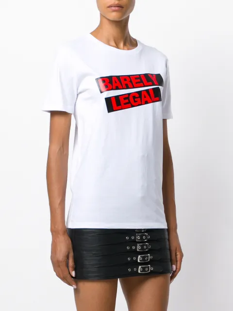 Manokhi Barely Legal T-shirt - White | ModeSens