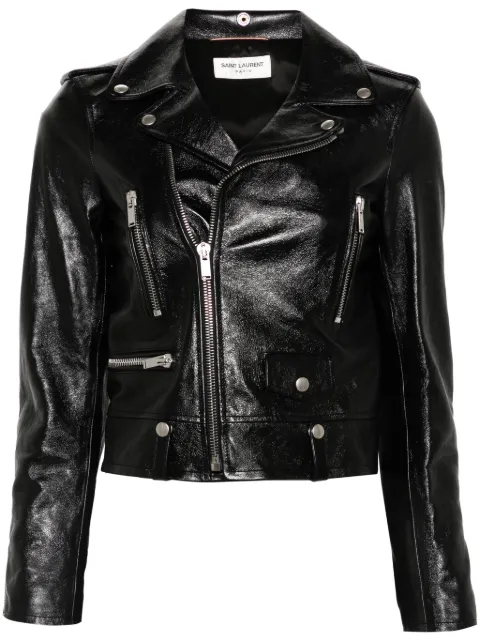 Saint Laurent Jackets for Women | YSL Leather | FARFETCH US