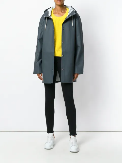 Shop Stutterheim hooded raincoat with Express Delivery - FARFETCH