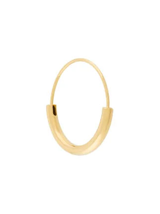 Maria Black Small Serendipity Hoop Earring Metallic FARFETCH NG