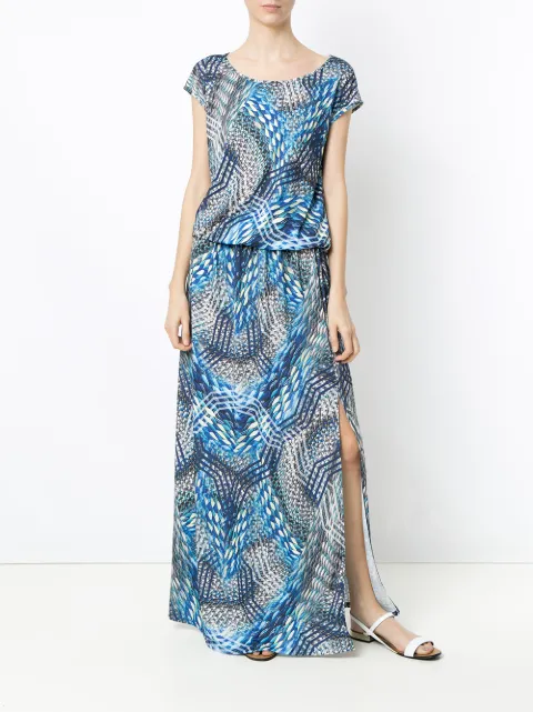 Lygia & Nanny Vinales Printed Maxi Dress Ss18 | Farfetch.com