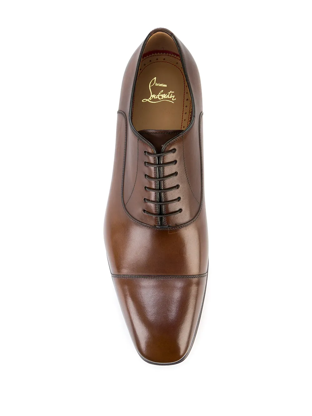 Christian Louboutin Classic Design Derby Shoes | Brown | FARFETCH
