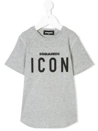 DSQUARED2 KIDS Branded T-shirt | Grey | FARFETCH