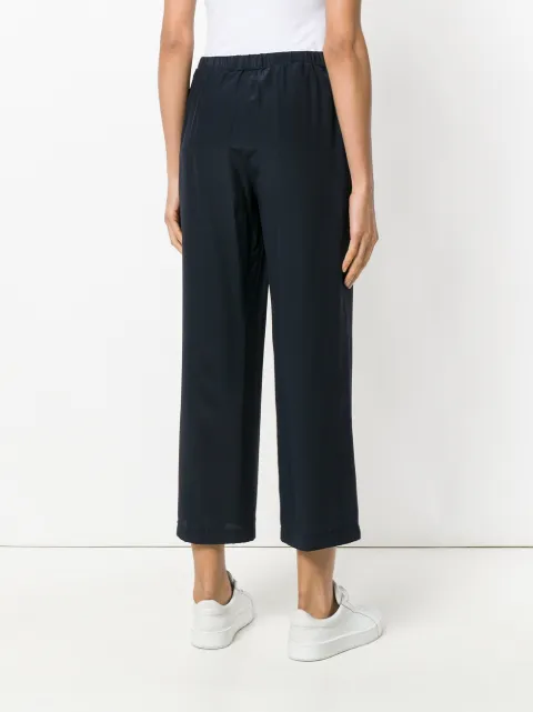 Shop Aspesi wide leg cropped pants with Express Delivery - FARFETCH