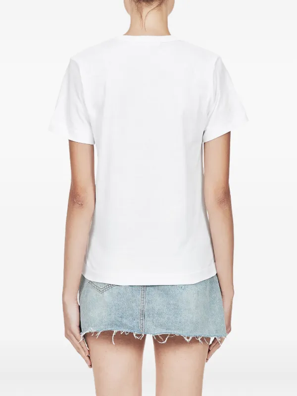 Comme Des Garçons Play Heart Eyes T-shirt | White | FARFETCH Comme Des Garçons Play Heart Eyes T-shirt | White | FARFETCH