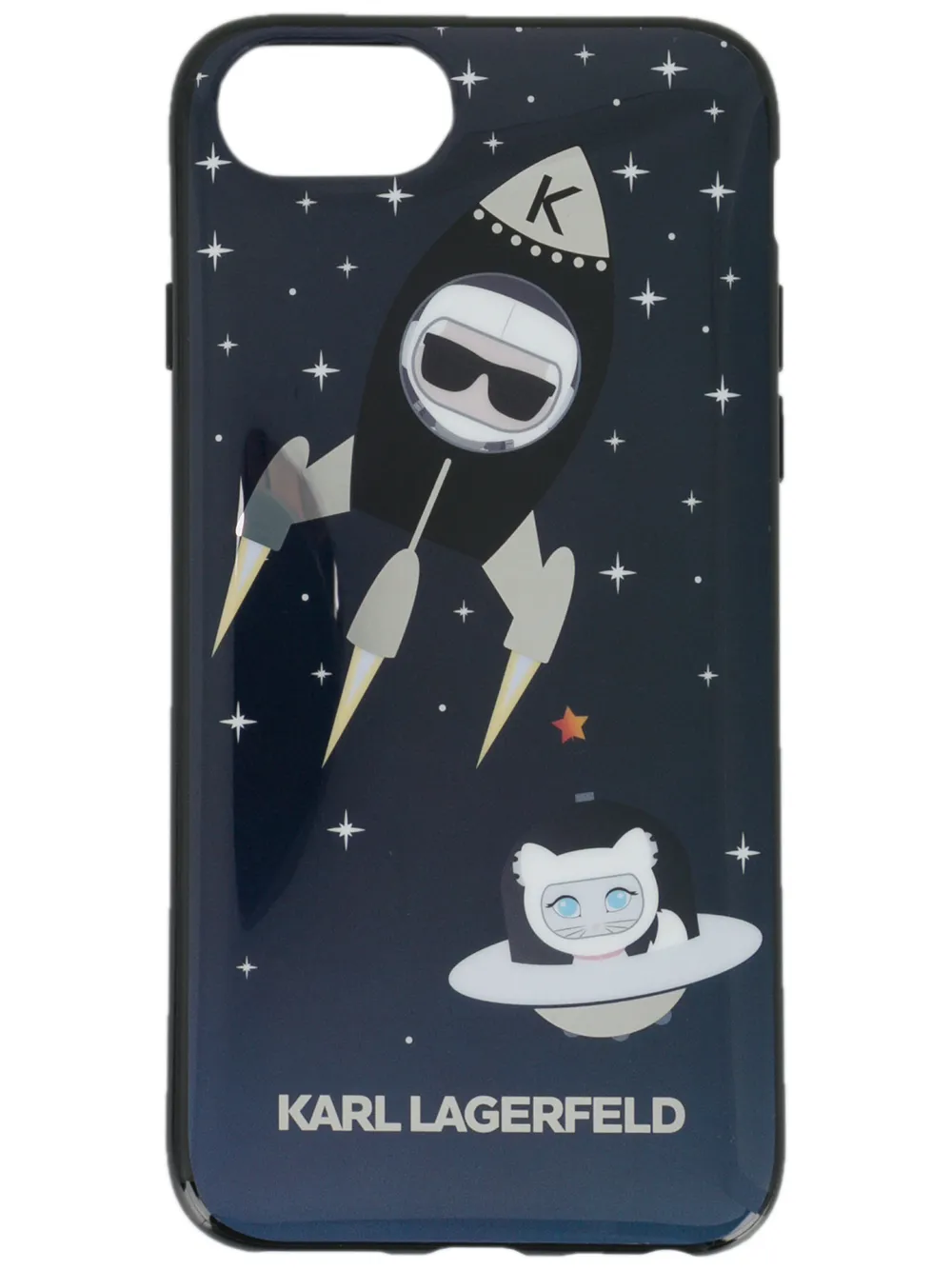 Karl Lagerfeld Karl Space Rocket iPhone 8 /7/6/6s Case | Blue | FARFETCH AO