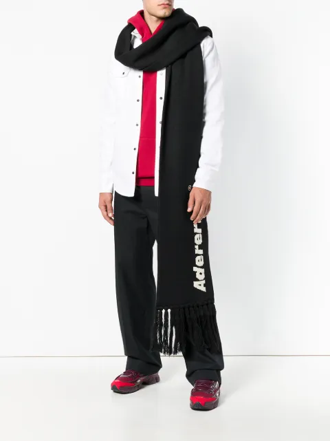 Ader Error Oversized Logo Scarf - Farfetch