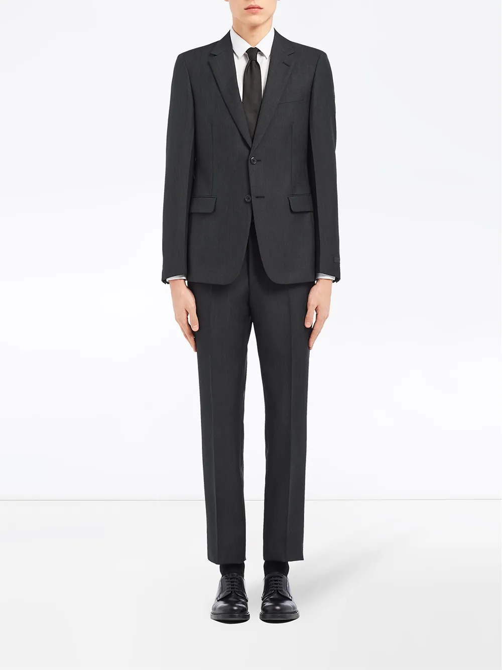 Prada Classic Two-piece Suit In Grey | ModeSens
