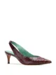 Blue Bird Shoes Scarpin 'Slingback' Python - Farfetch