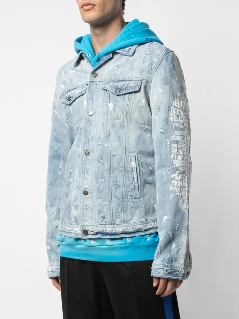 DOMREBEL Jumper Denim Jacket - Farfetch