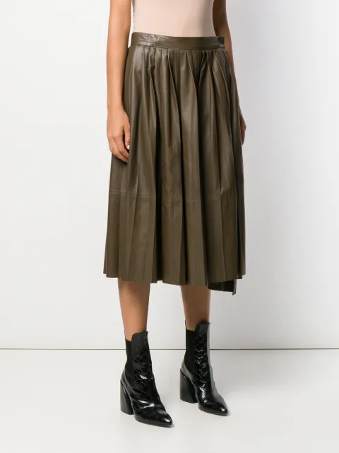 Yves Salomon Pleated Skirt - Farfetch