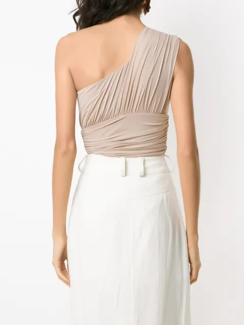 Amir Slama Body Assimétrico Drapeado Amir Slama + Dona De Si - Farfetch