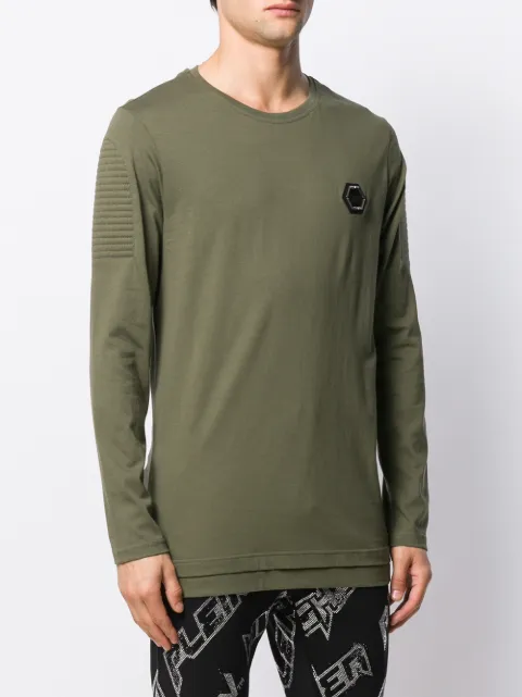 Philipp Plein Statement Long-Sleeved T-Shirt | Farfetch.com