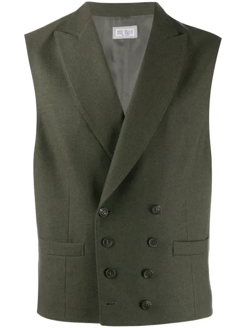 Brunello Cucinelli double-breasted Waistcoat - Farfetch