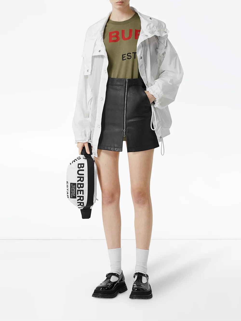 Burberry Horseferry Print Cotton Oversized T-shirt - Farfetch