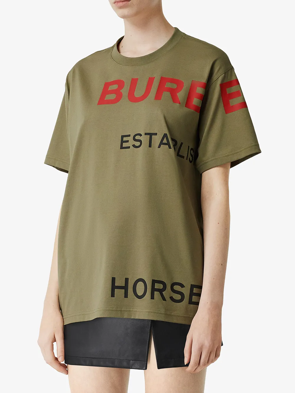 Burberry Horseferry Print Cotton Oversized T-shirt - Farfetch