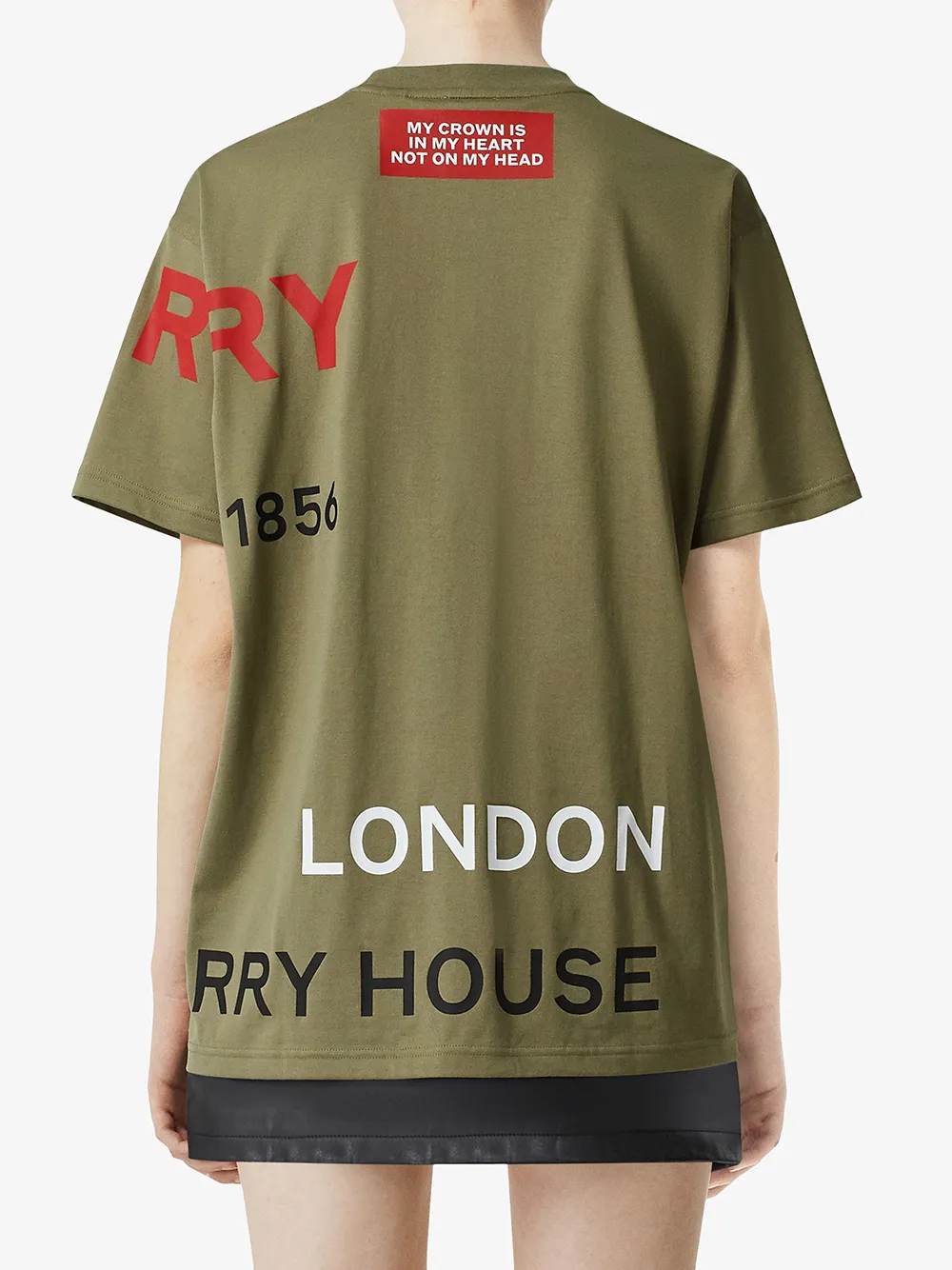 Burberry Horseferry Print Cotton Oversized T-shirt - Farfetch