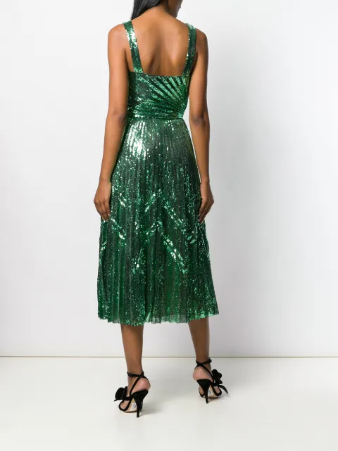 Marco De Vincenzo Sequin Cocktail Dress - Farfetch