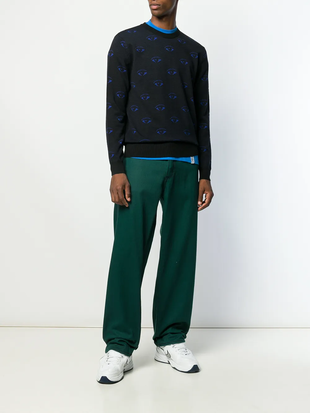 Kenzo Eye Pattern Jumper Farfetch